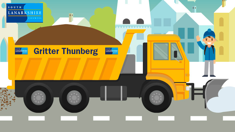 Track our gritting lorries live on the map - South Lanarkshire View